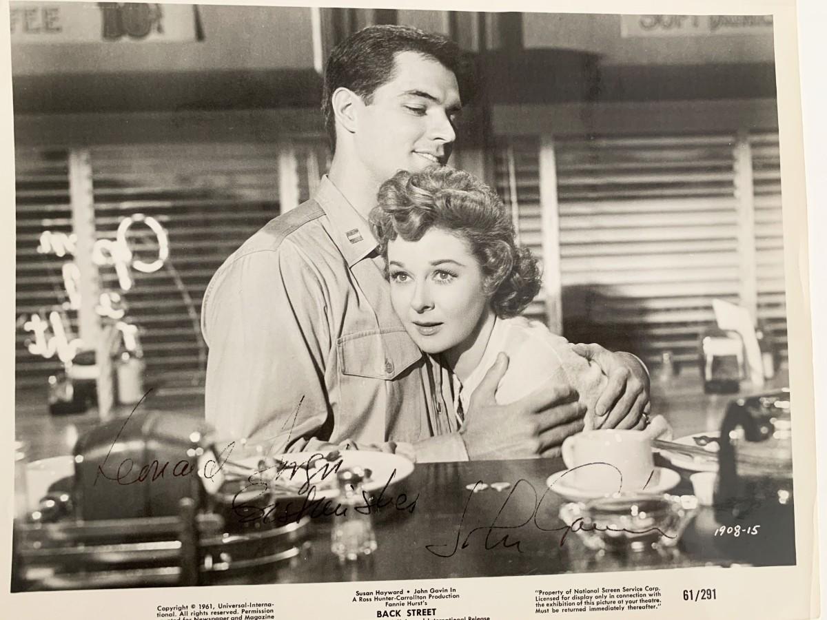 Back Street John Gavin signed movie photo | EstateSales.org