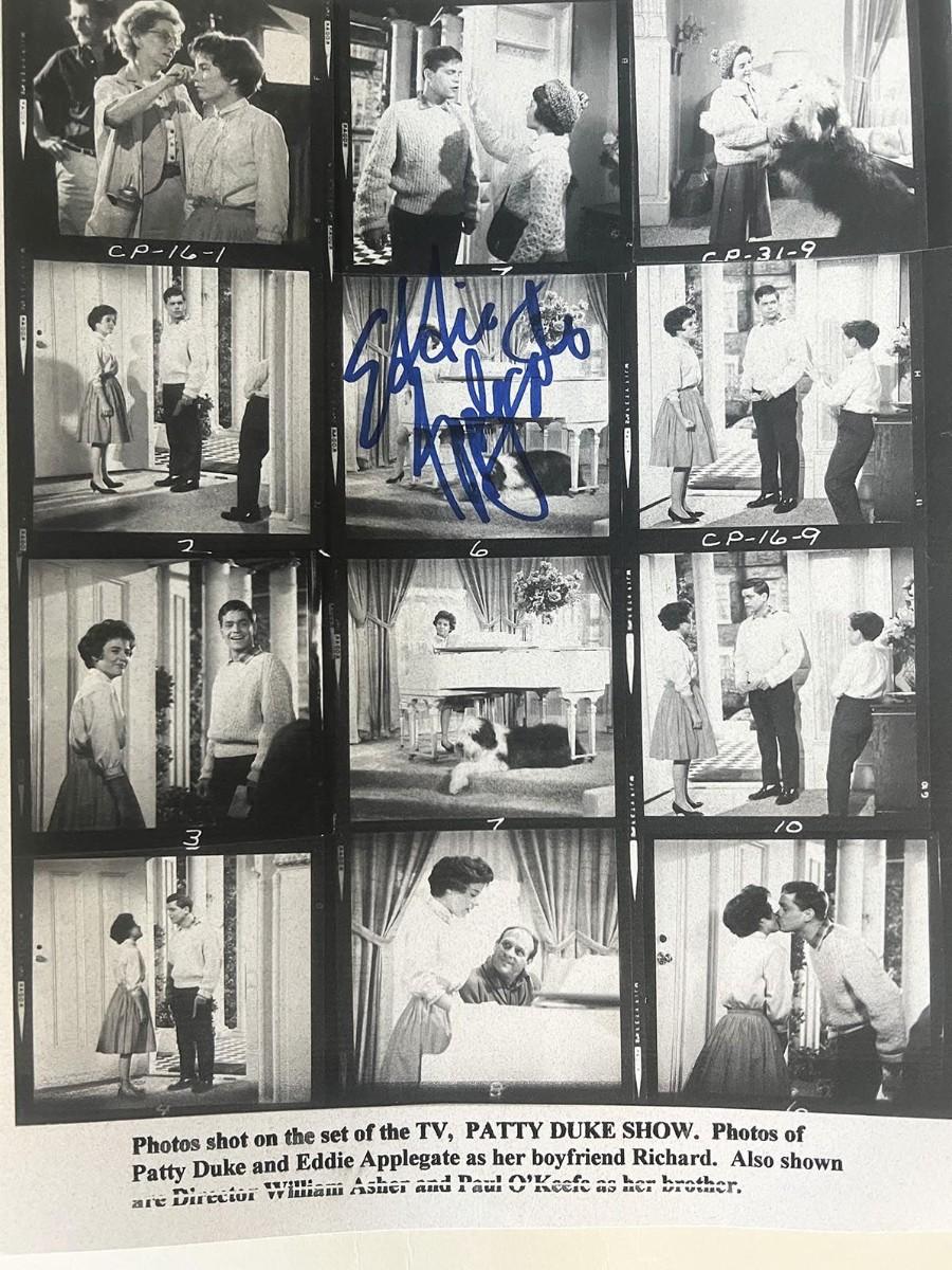 The Patty Duke Show Eddie Applegate signed photo | EstateSales.org