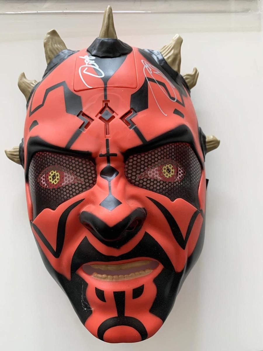 Star Wars Ray Park signed Darth Maul mask | EstateSales.org