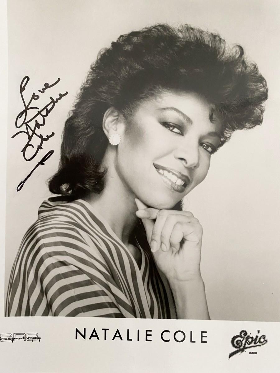 Singer Natalie Cole signed photo | EstateSales.org