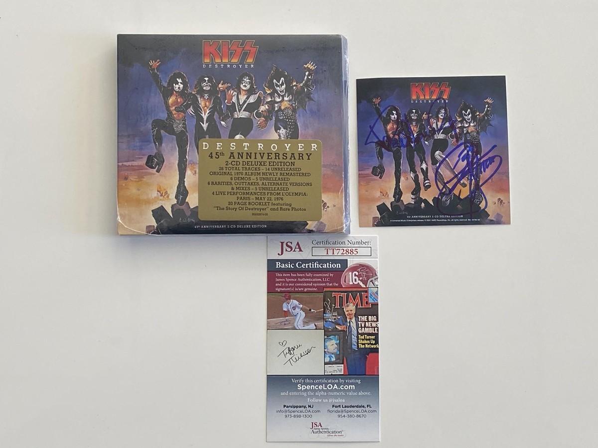 Destroyer Kiss signed CD insert - JSA | EstateSales.org