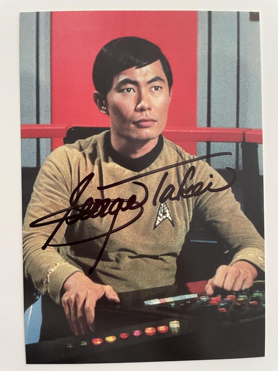 George Takei signed postcard | EstateSales.org