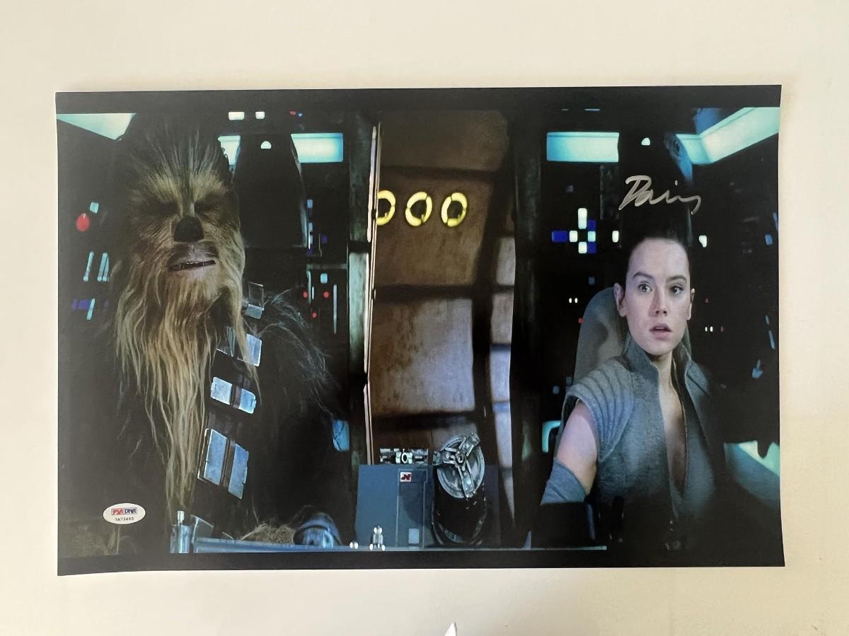 Star Wars Daisy Ridley signed photo. PSA authenticated | EstateSales.org