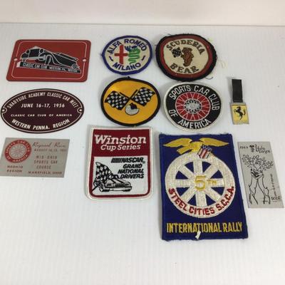 105 Vintage Racing Patches & Dash Plaques | EstateSales.org