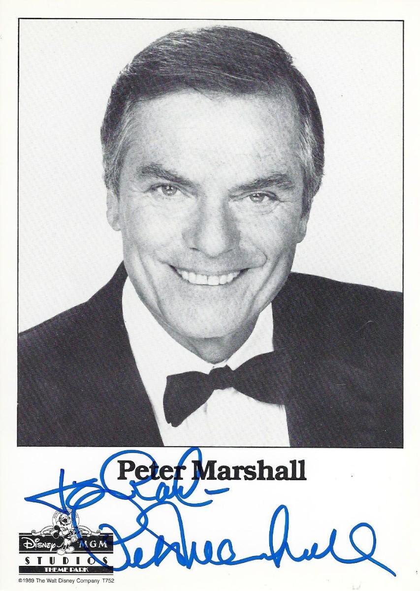 Peter Marshall signed photo | EstateSales.org