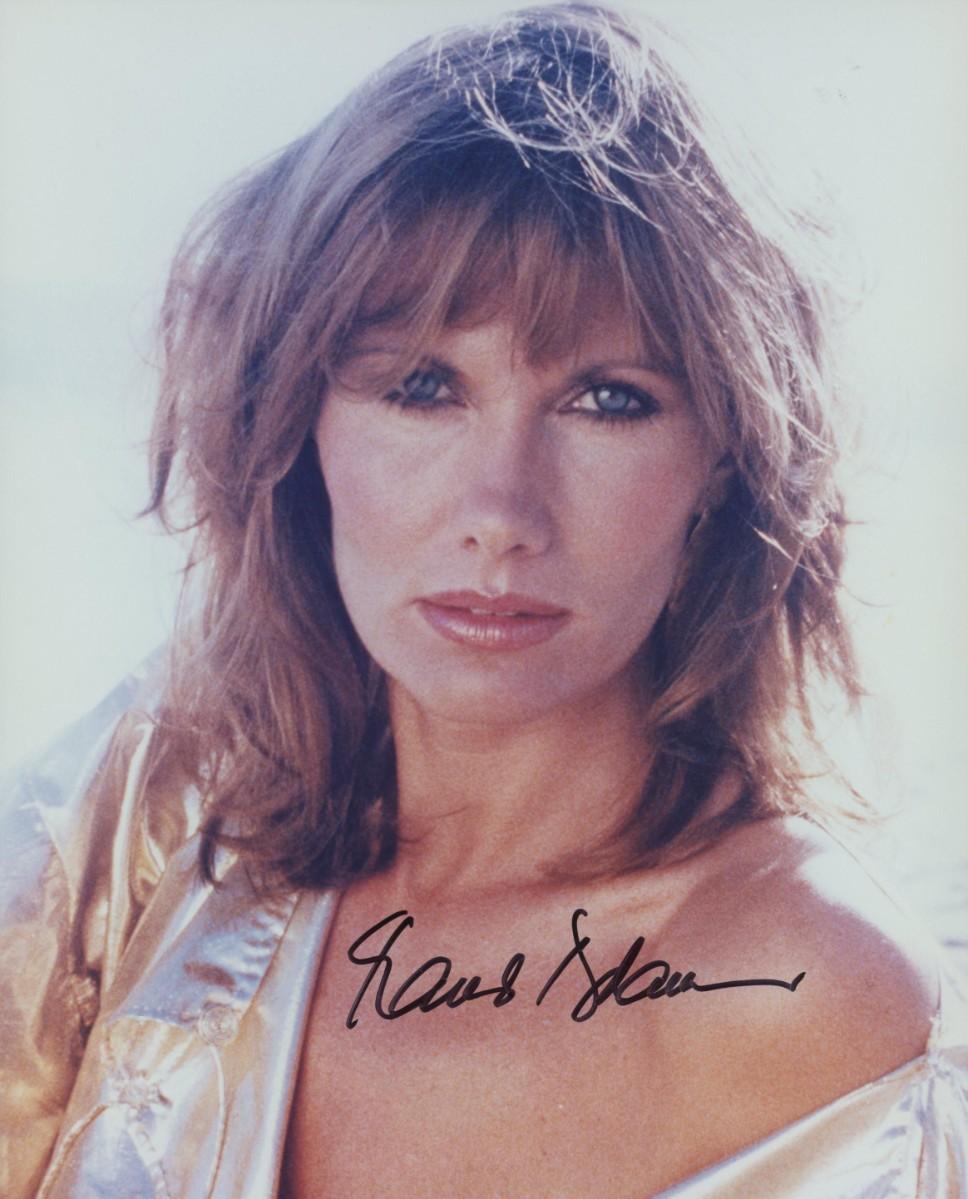 Bond Girl Maud Adams signed photo | EstateSales.org
