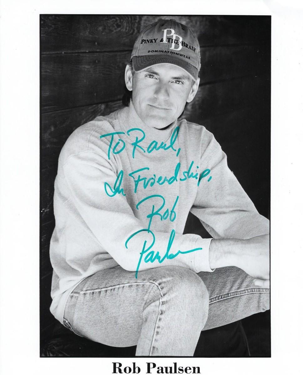 Rob Paulsen signed photo | EstateSales.org