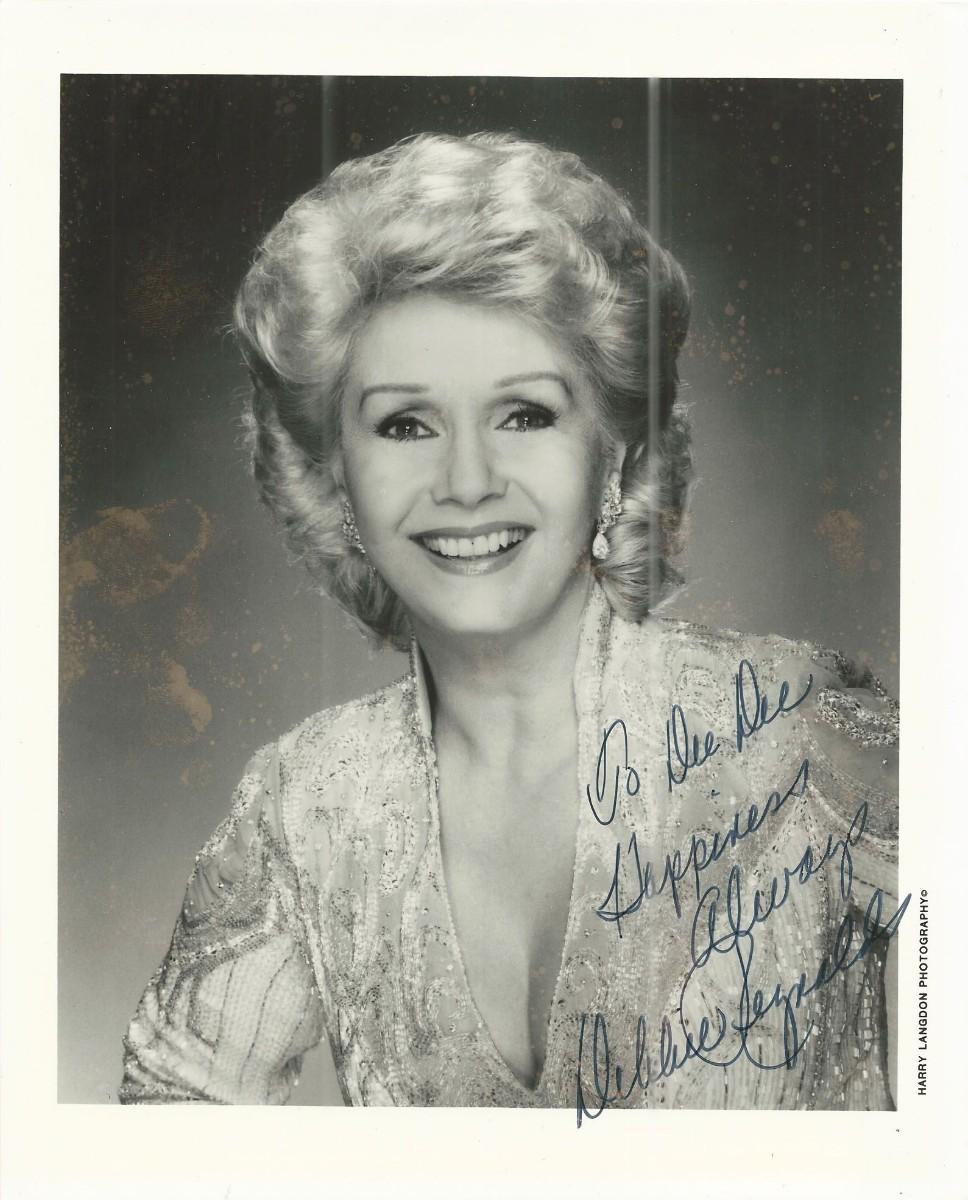 Debbie Reynolds signed photo | EstateSales.org