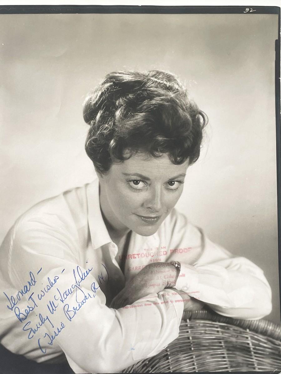 Emily McLaughlin signed photo | EstateSales.org
