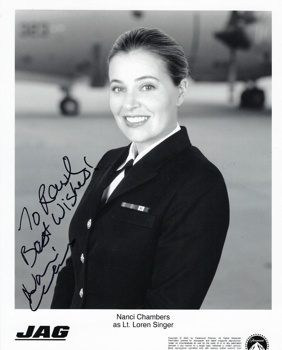 JAG Nanci Chambers signed photo | EstateSales.org