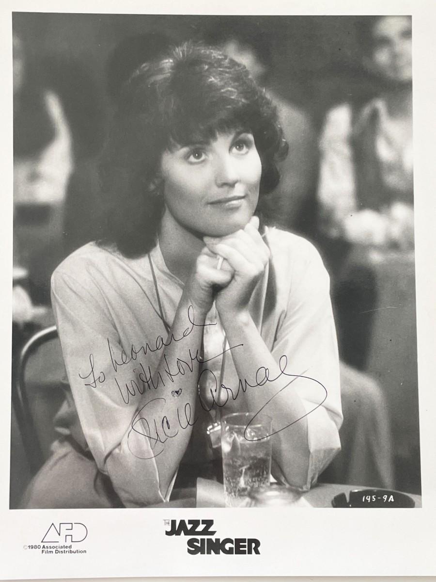 The Jazz Singer Lucie Arnaz signed movie photo | EstateSales.org