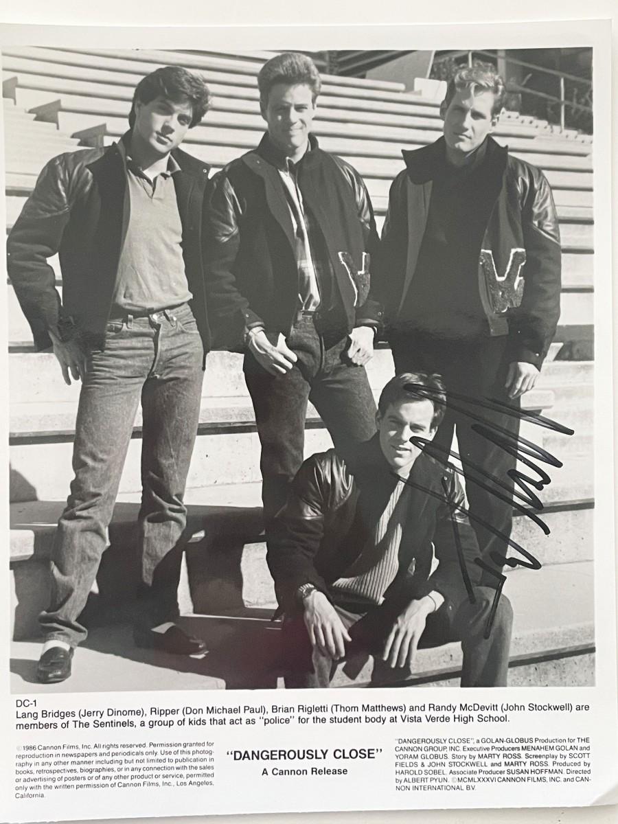 Dangerously Close John Stockwell signed photo | EstateSales.org