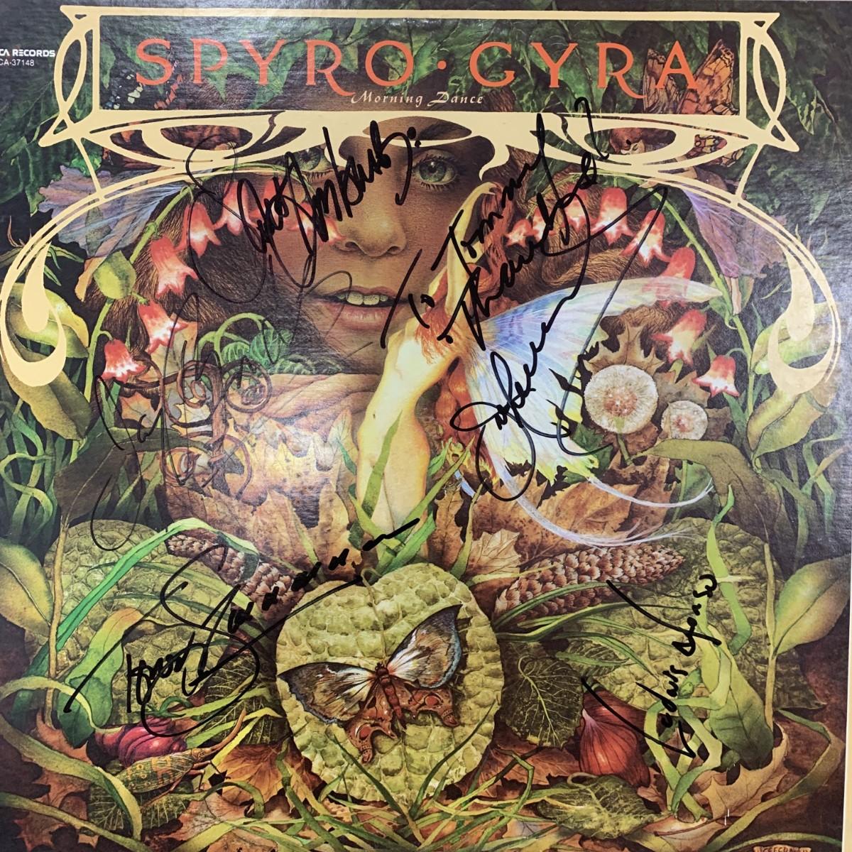 Spyro Gyra Morning Dance signed album | EstateSales.org