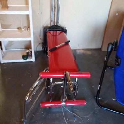 DP GYMPAC 1500 WALL UNIT WITH WEIGHTS, BENCH AND EXTRAS | EstateSales.org