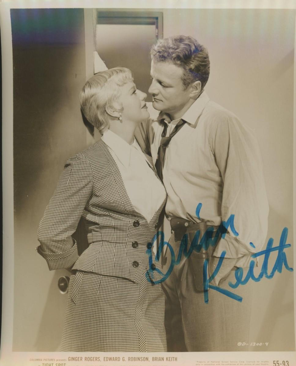 Brian Keith signed "Tight Spot" movie photo | EstateSales.org