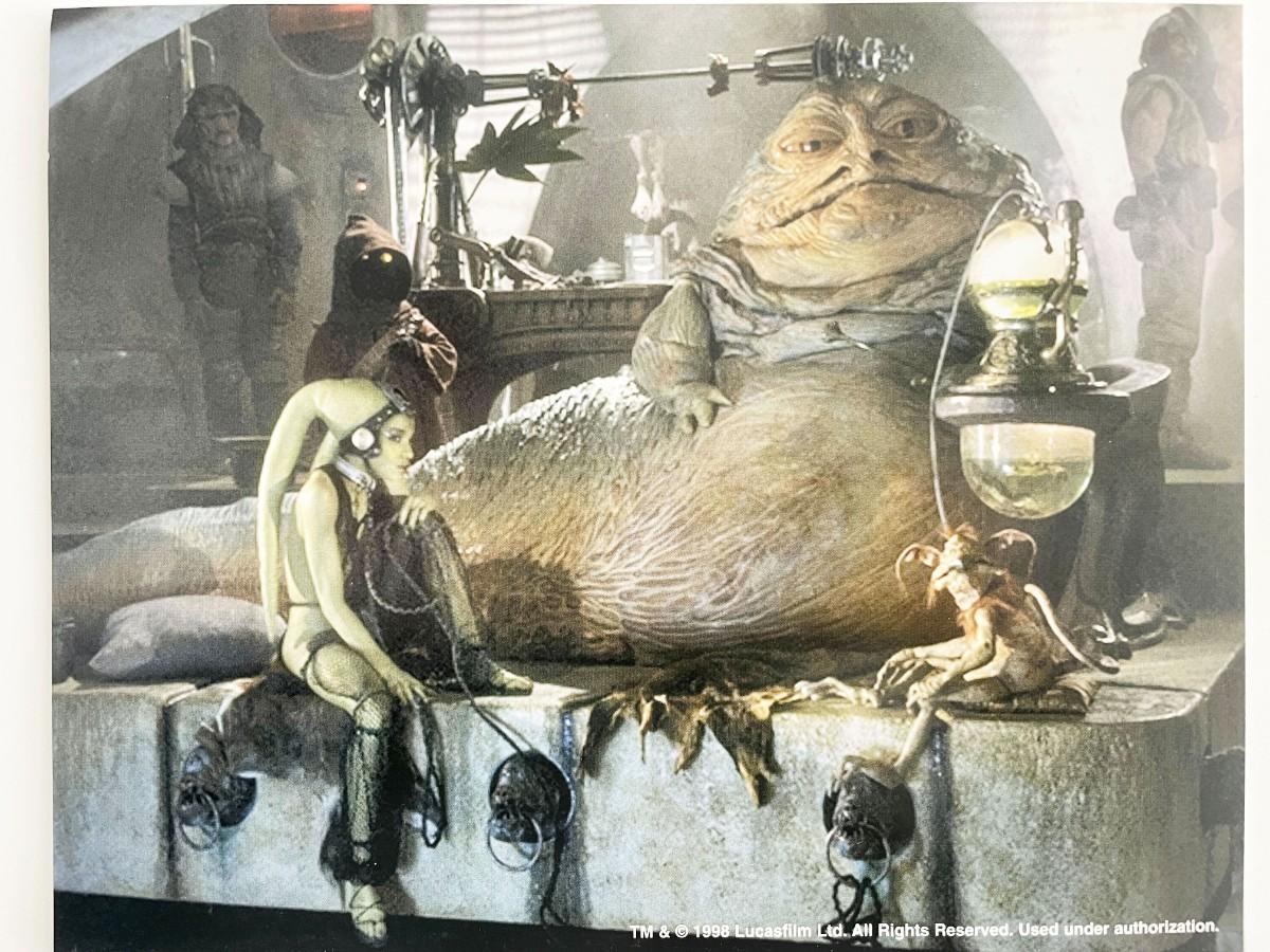Star Wars Jabba the Hutt movie photo | EstateSales.org