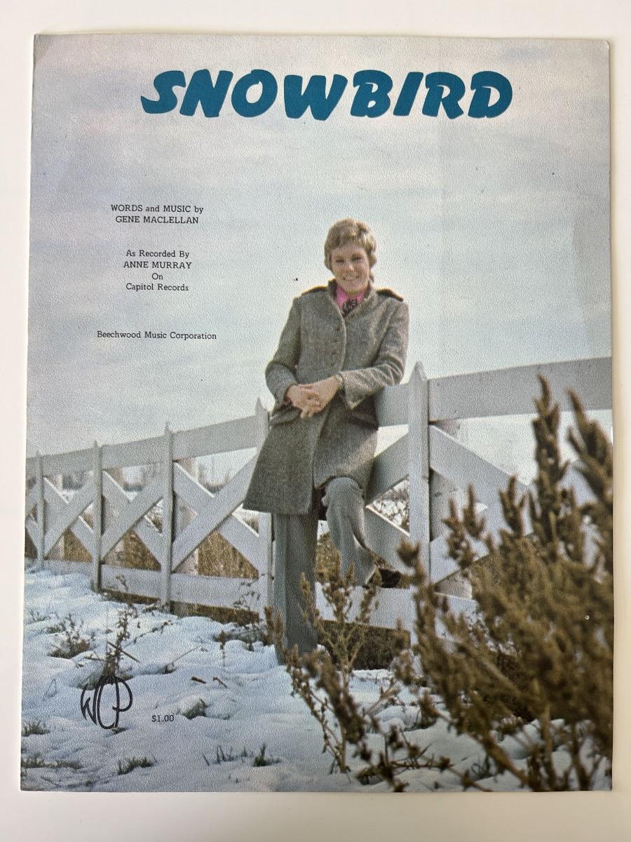Anne Murray Snowbird music book | EstateSales.org