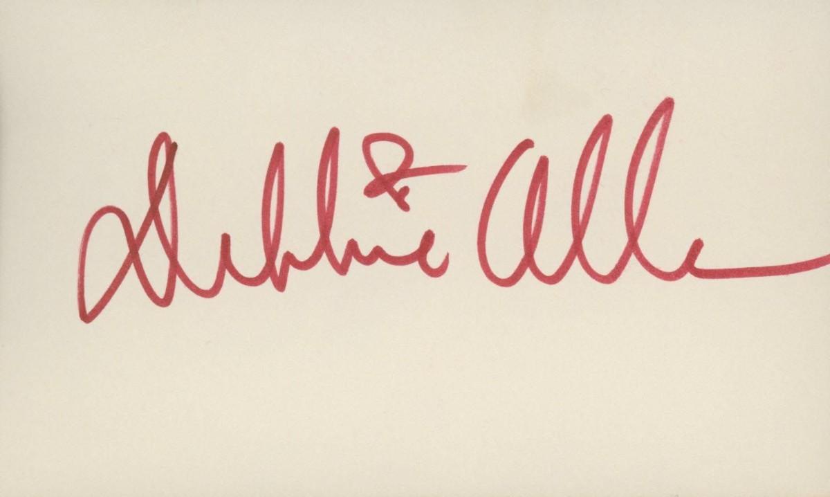 Debbie Allen original signature | EstateSales.org