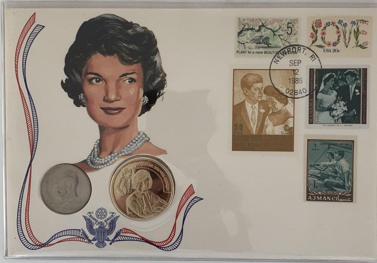 John F. Kennedy commemorative cover with coin | EstateSales.org