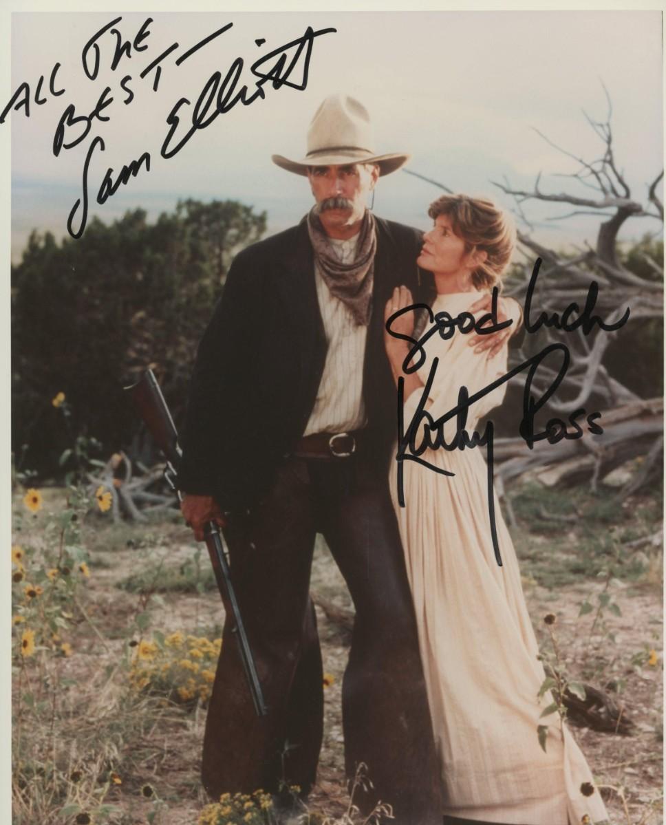 Sam Elliott and Katharine Ross signed "Conagher" movie photo ...