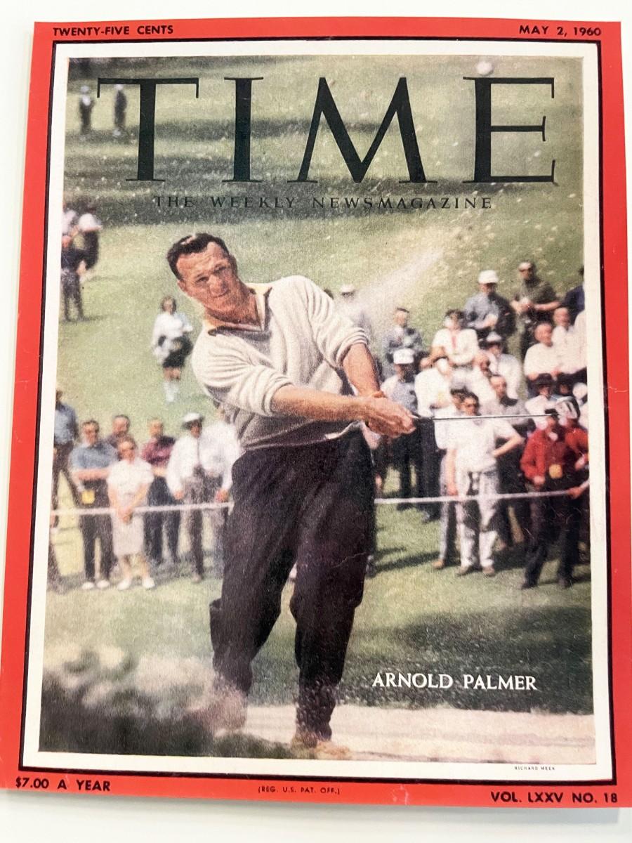 1960 Arnold Palmer Time magazine cover photo | EstateSales.org