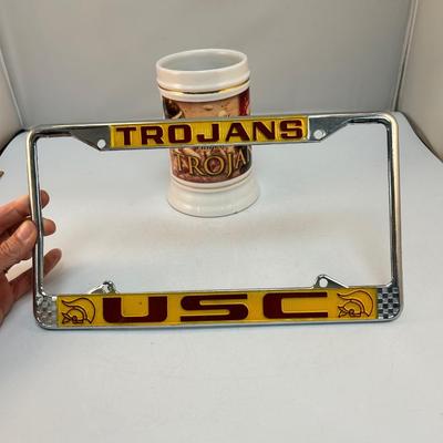 USC University of Southern California Trojans License Plate Frame and ...