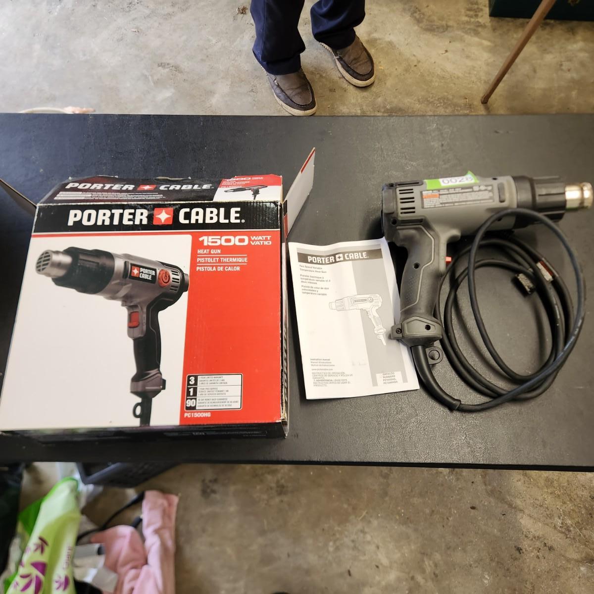Porter Cable 1500 Watt Heat Gun Tested working | EstateSales.org