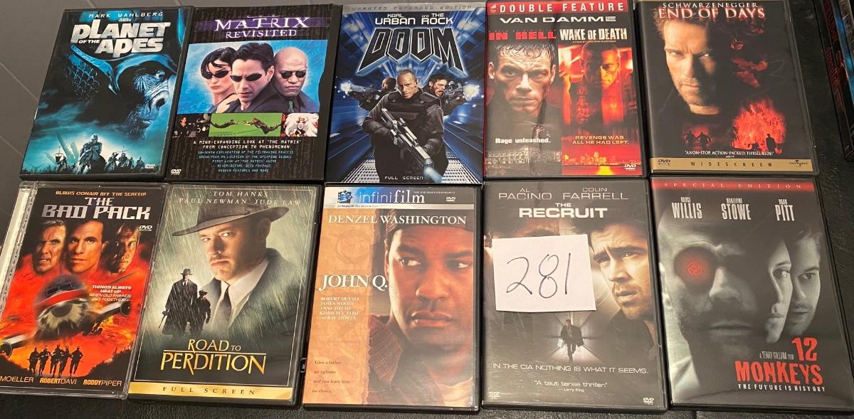 Action DVDs | EstateSales.org