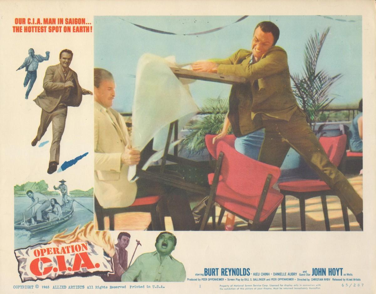 Operation C.I.A set of 8 original 1965 vintage lobby cards. 11x14 ...
