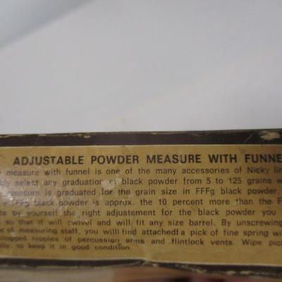 Nicky Line Powder Measure With Funnel | EstateSales.org