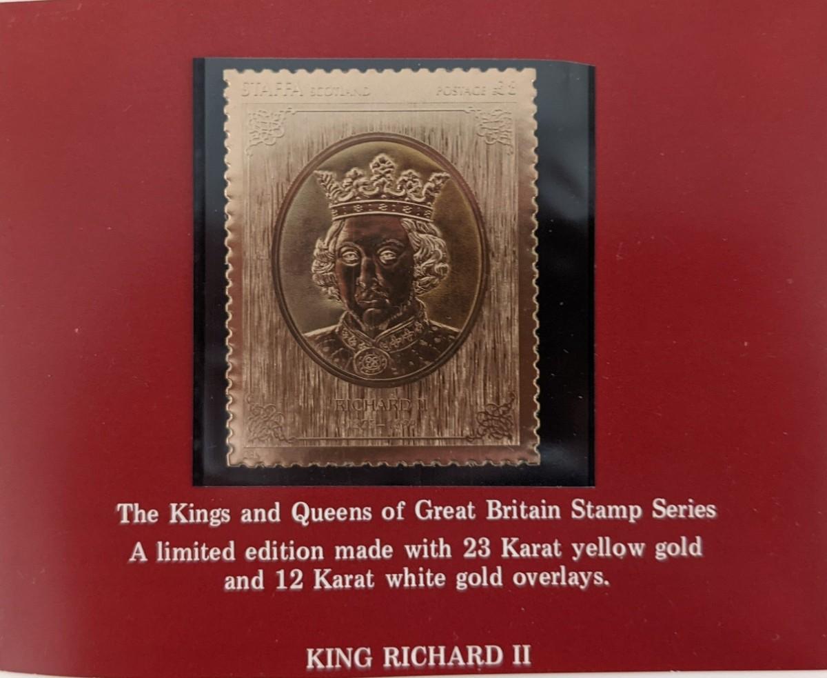The Kings and Queens of Great Britain Stamp Series - King Richard II ...