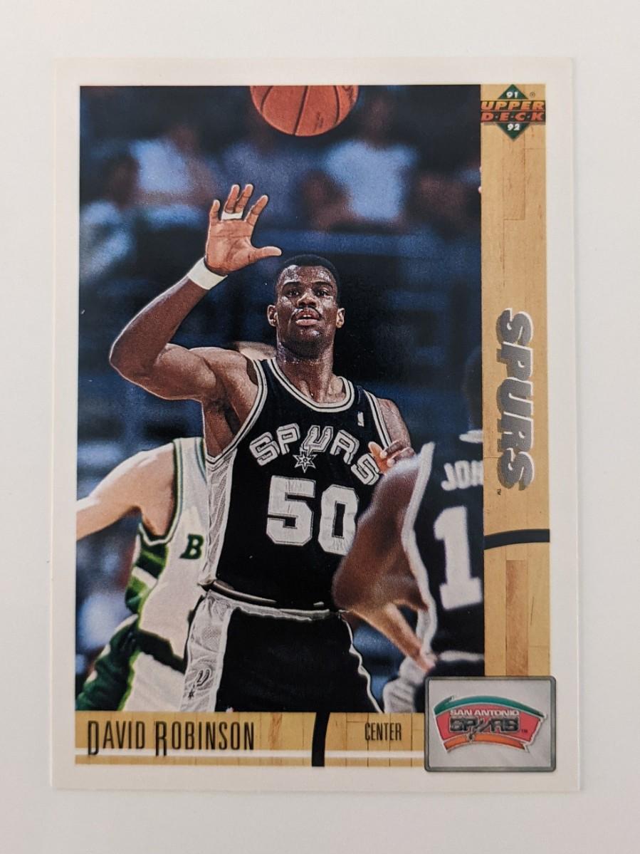 David Robinson Basketball Trading Card - Upper Deck #324 1991-92 ...