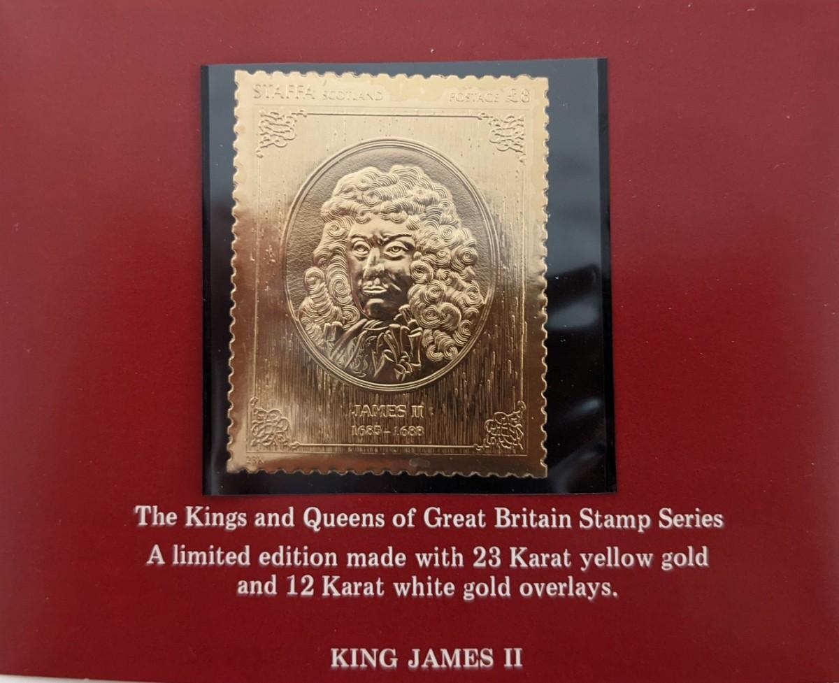 The Kings and Queens of Great Britain Stamp Series - King James II ...