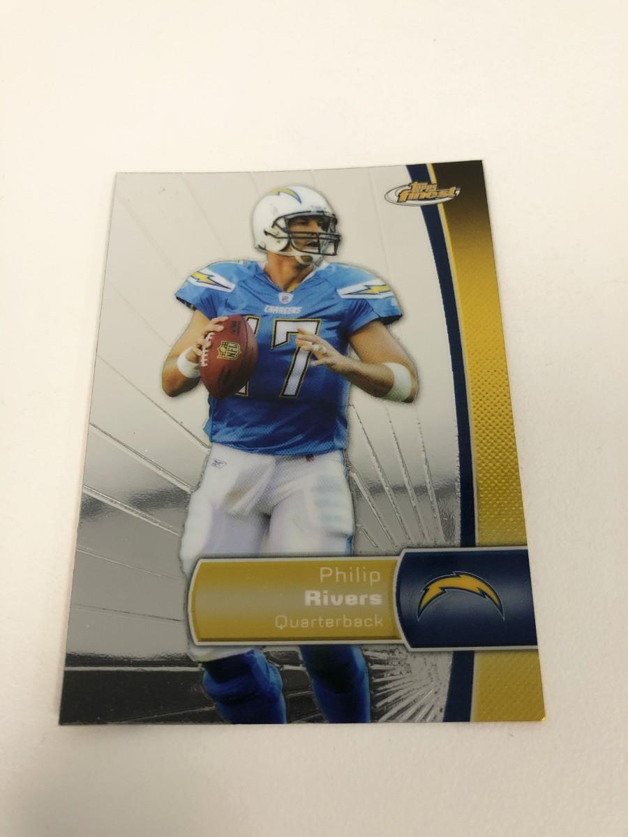 Philip Rivers Topps Finest Football Trading Card | EstateSales.org