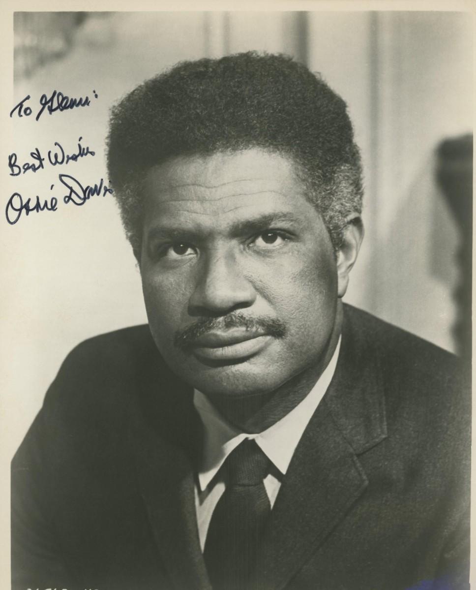 Ossie Davis signed photo | EstateSales.org