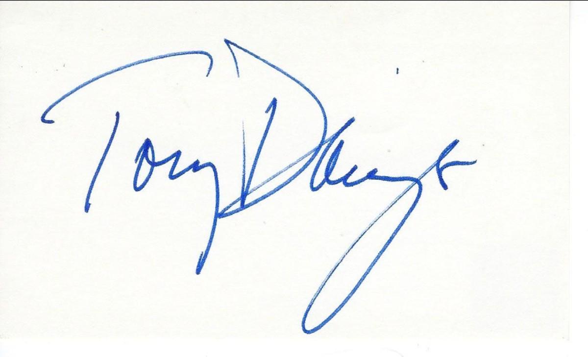 Tony Danza original signature | EstateSales.org