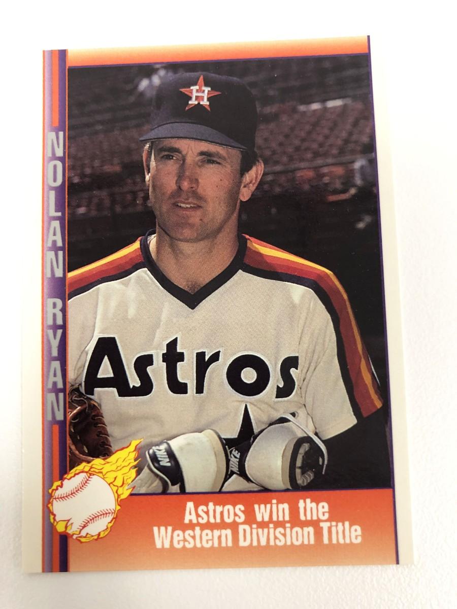 1991 Pacific Ryan Texas Express I #47 Nolan Ryan/Astros with the ...
