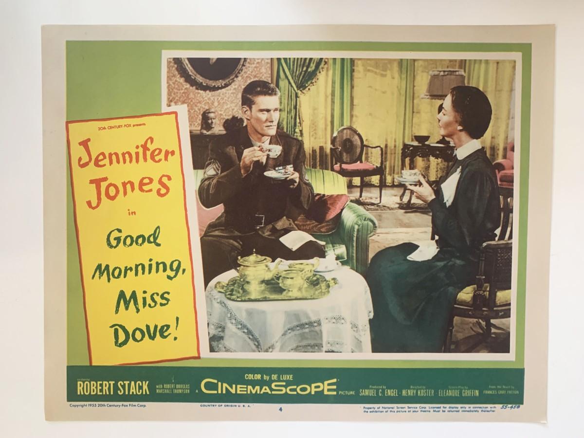 Good Morning, Miss Dove original 1955 vintage lobby card on heavy card ...