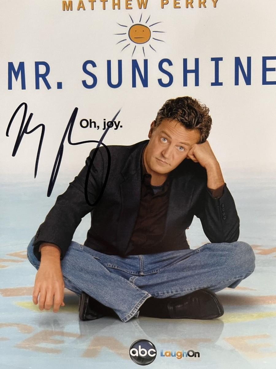 Mr. Sunshine Matthew Perry signed photo | EstateSales.org