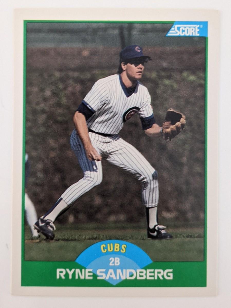 Ryne Sandberg -Baseball Trading Card -Score #35 1989 | EstateSales.org