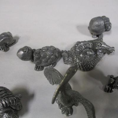 Pewter Animal Figurines | EstateSales.org