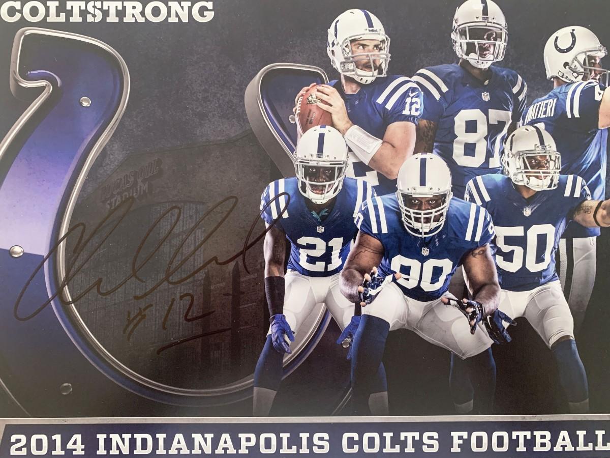 Indianapolis Colts Andrew Luck signed photo | EstateSales.org