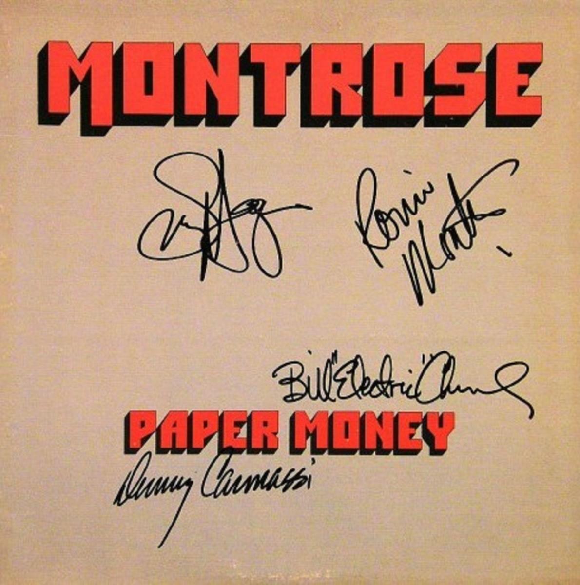 Montrose signed Paper Money album | EstateSales.org