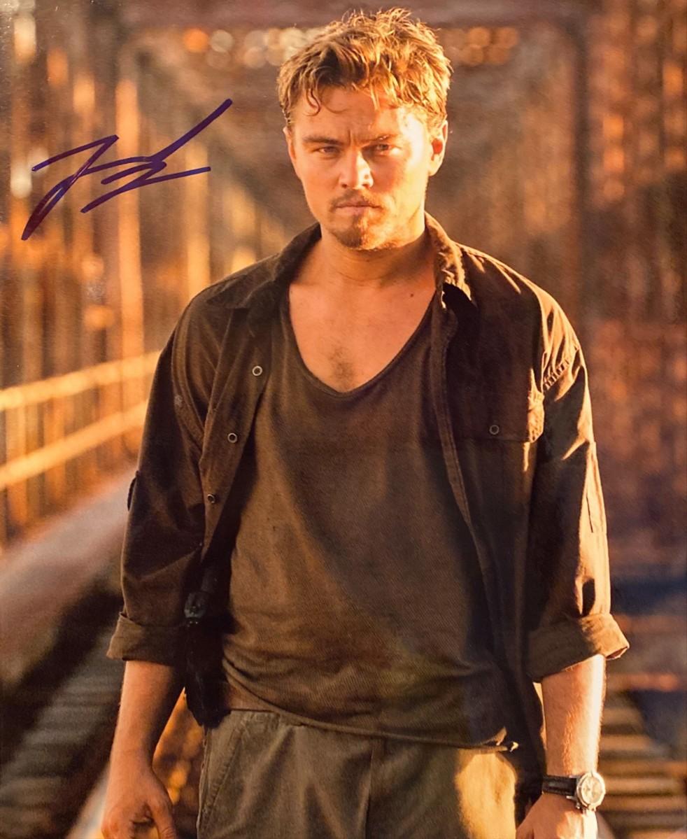 The Departed Leonardo DiCaprio signed movie photo | EstateSales.org