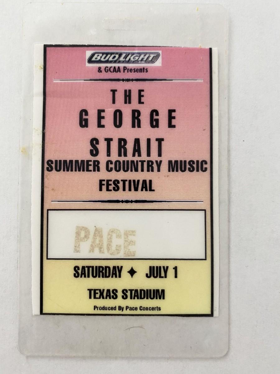 George Strait Backstage Pass | EstateSales.org