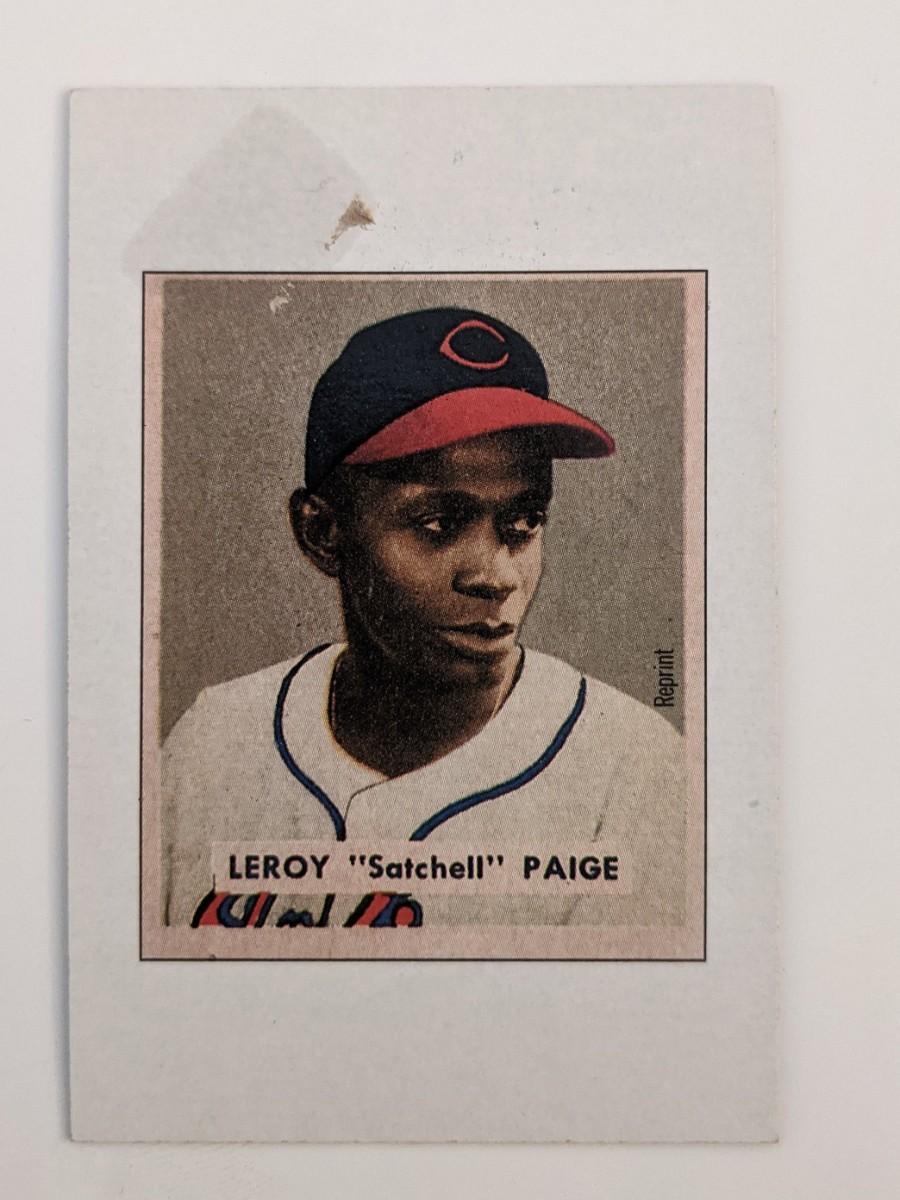 Leroy Satchell Paige 1949 Bowman Baseball Card Replica | EstateSales.org