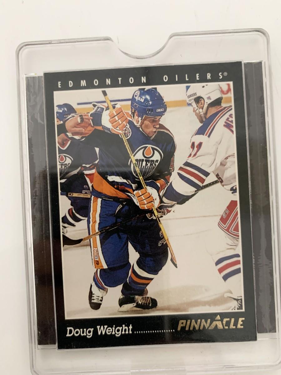 Doug Weight Edmonton Oilers Pinnacle Hockey Card | EstateSales.org