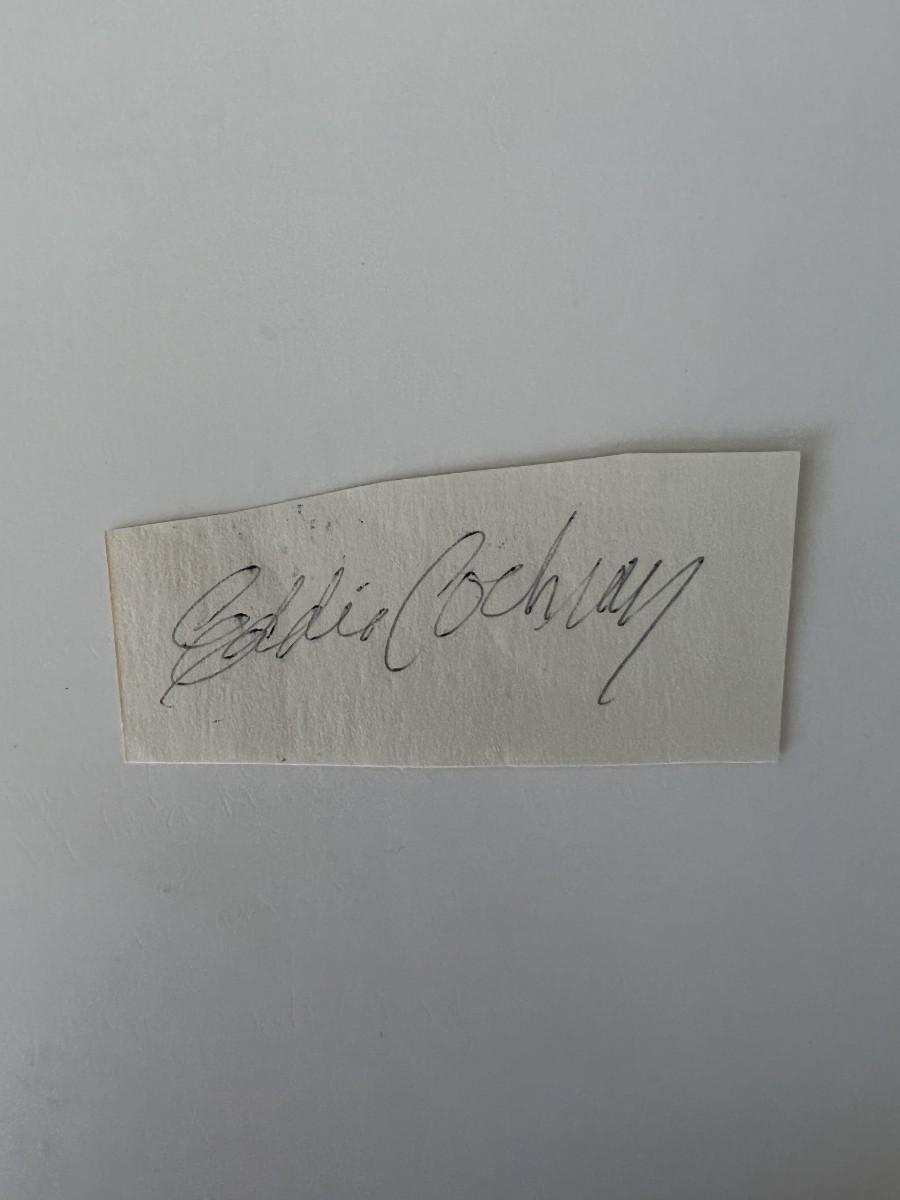 Eddie Cochran original signature | EstateSales.org