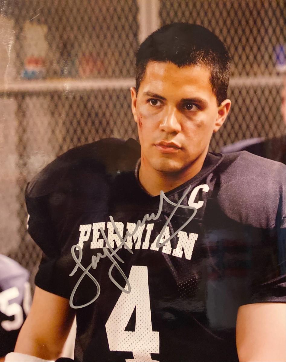 Friday Night Lights Jay Hernandez signed movie photo | EstateSales.org