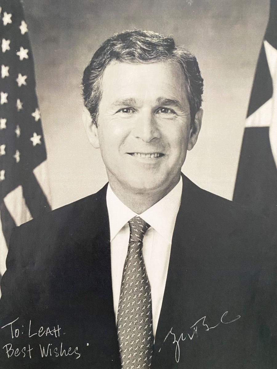 George W. Bush facsimile signed print | EstateSales.org